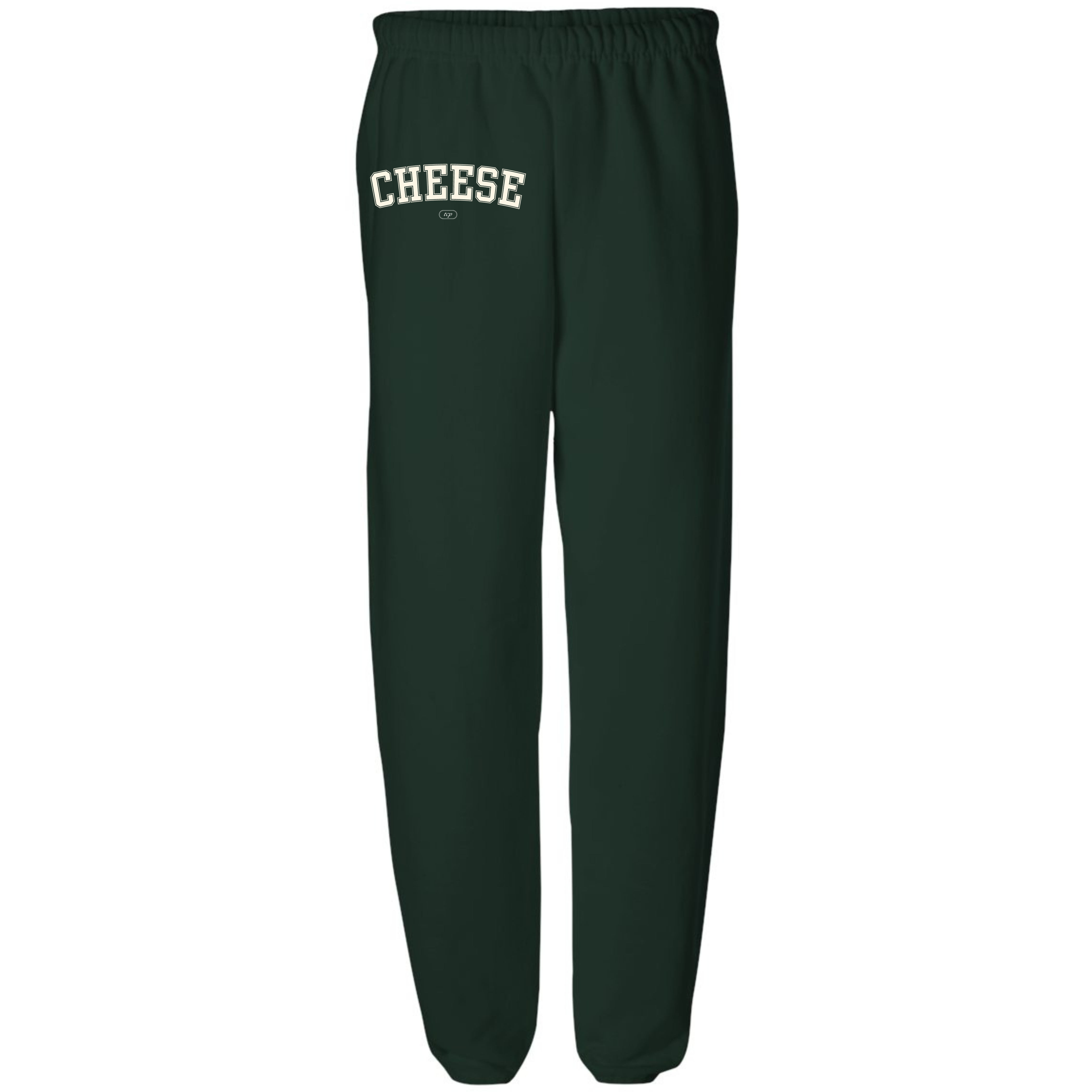 Cheese Varsity Sweatpants (Green) – That Cheese Plate